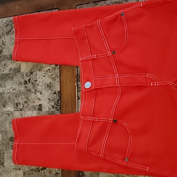 Escada | Jeans | Escada Red Denim Jeans | Poshmark